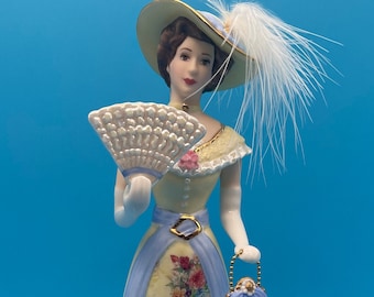 Lena Liu "stroll in the Park" Heirloom Porcelain Bradford Exchange ...