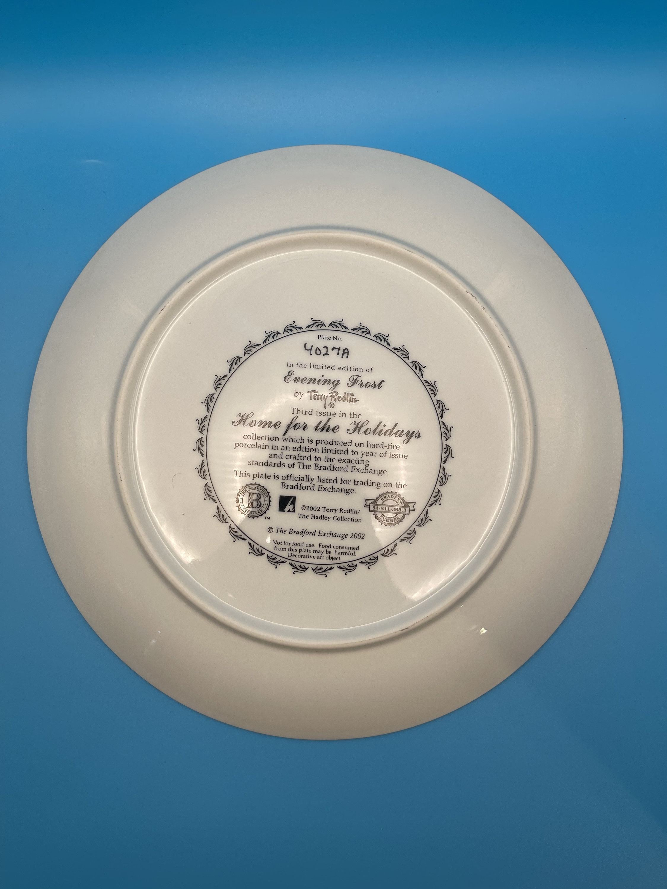 Terry Redlin Bradford Exchange Home for the Holidays "evening Frost ...