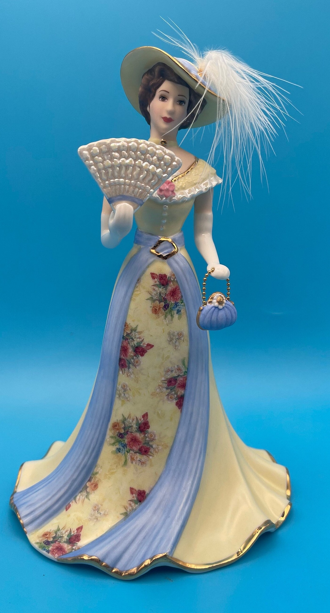 Lena Liu "summer's Breeze" Heirloom Porcelain Bradford Exchange Elegant ...