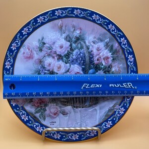 Lena Liu roses Porcelain Collector's Plate in the 1992 - Etsy