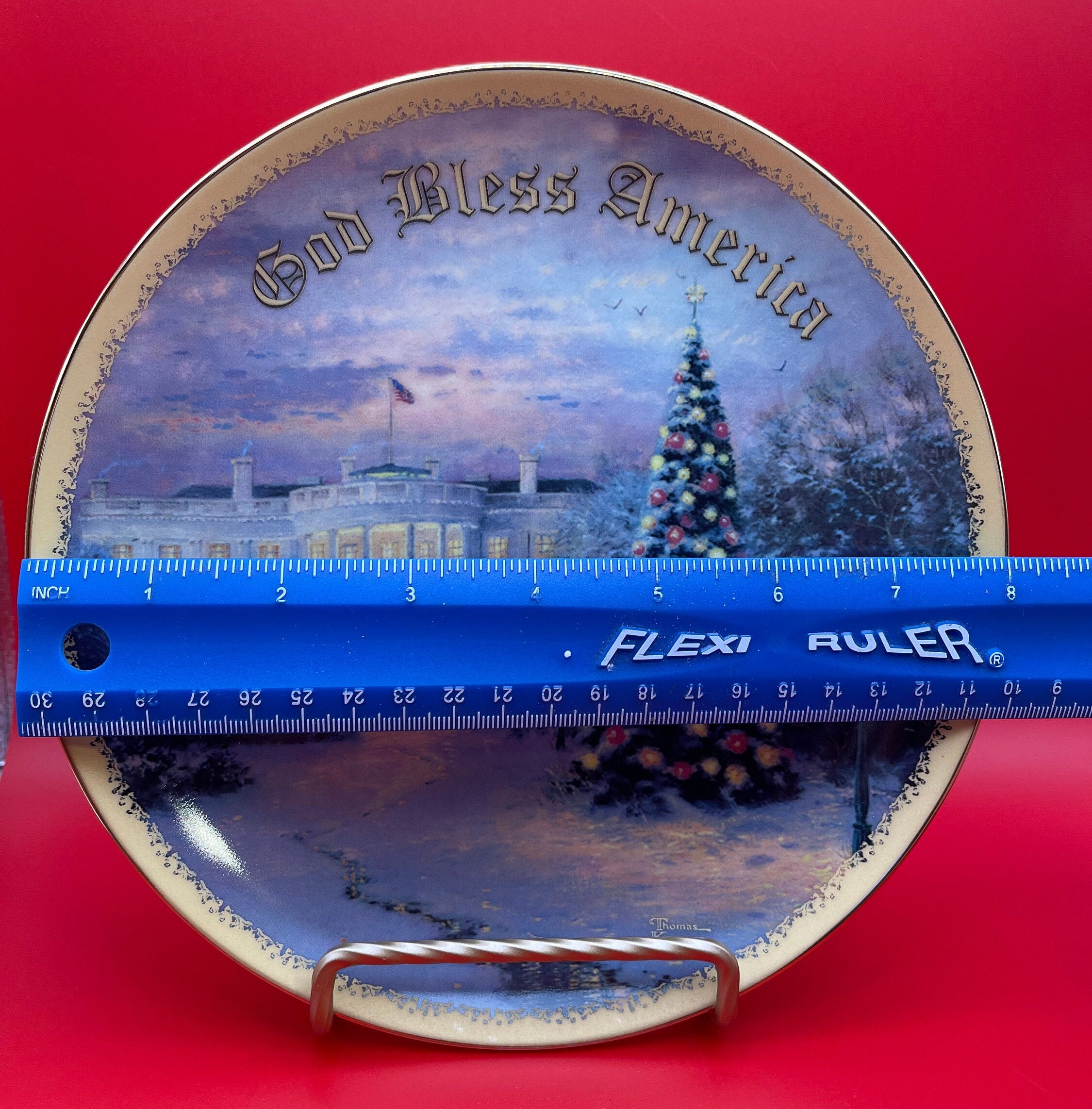 Thomas Kinkade's "lights of Liberty" Limited Edition God Bless America ...