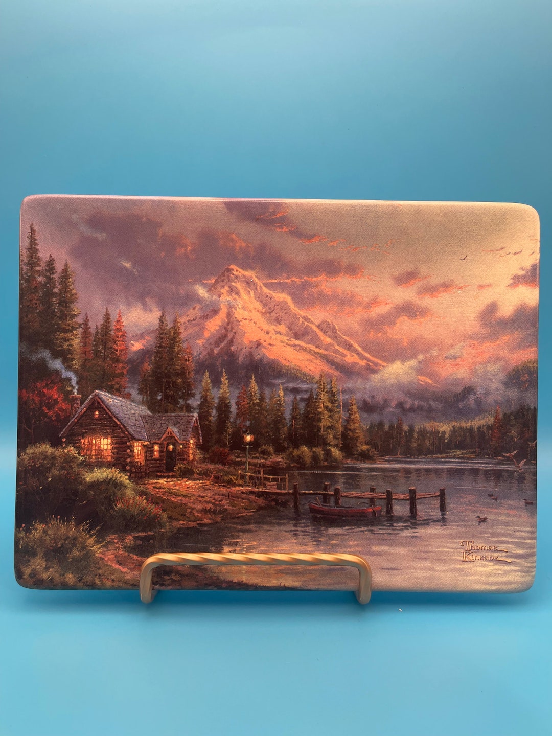 Thomas Kinkade's lakeside Hideaway Limited - Etsy