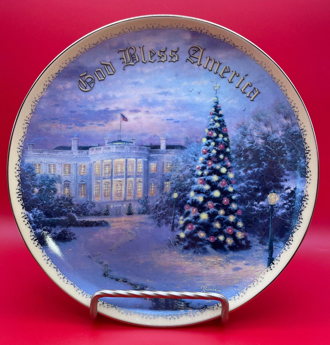 Thomas Kinkade's "lights of Liberty" Limited Edition God Bless America ...