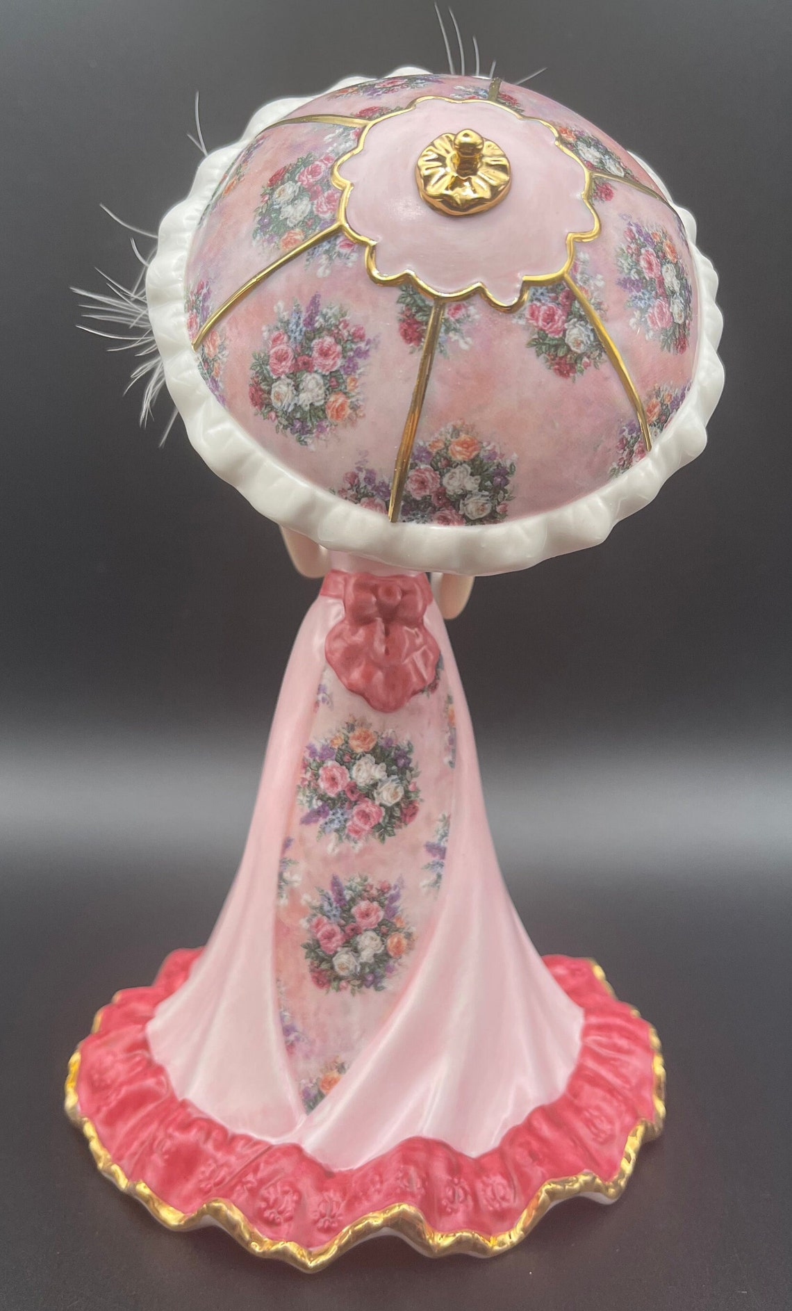 Lena Liu "stroll in the Park" Heirloom Porcelain Bradford Exchange ...