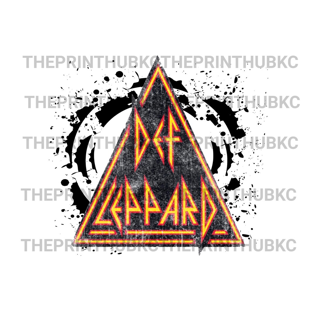 Def Leppard PNG Digital Design *instant Download* Transfer Sublimation ...
