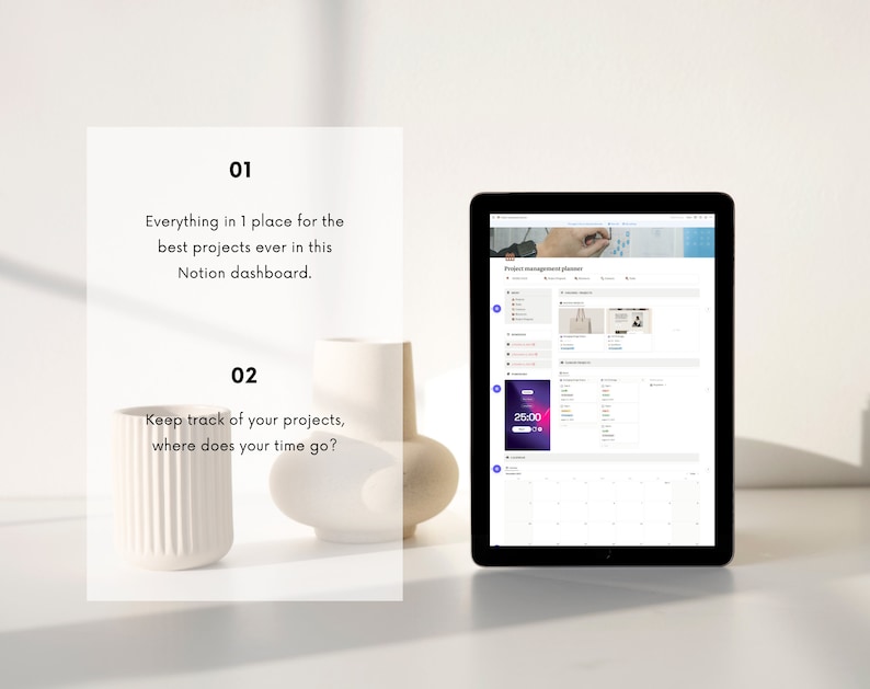 Notion Project Management Templates Notion Digital Business Dashboard ...