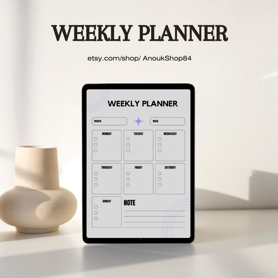 2024 Weekly Planner Daily Planner Monthly Planner Weekly Plan Sidebar ...
