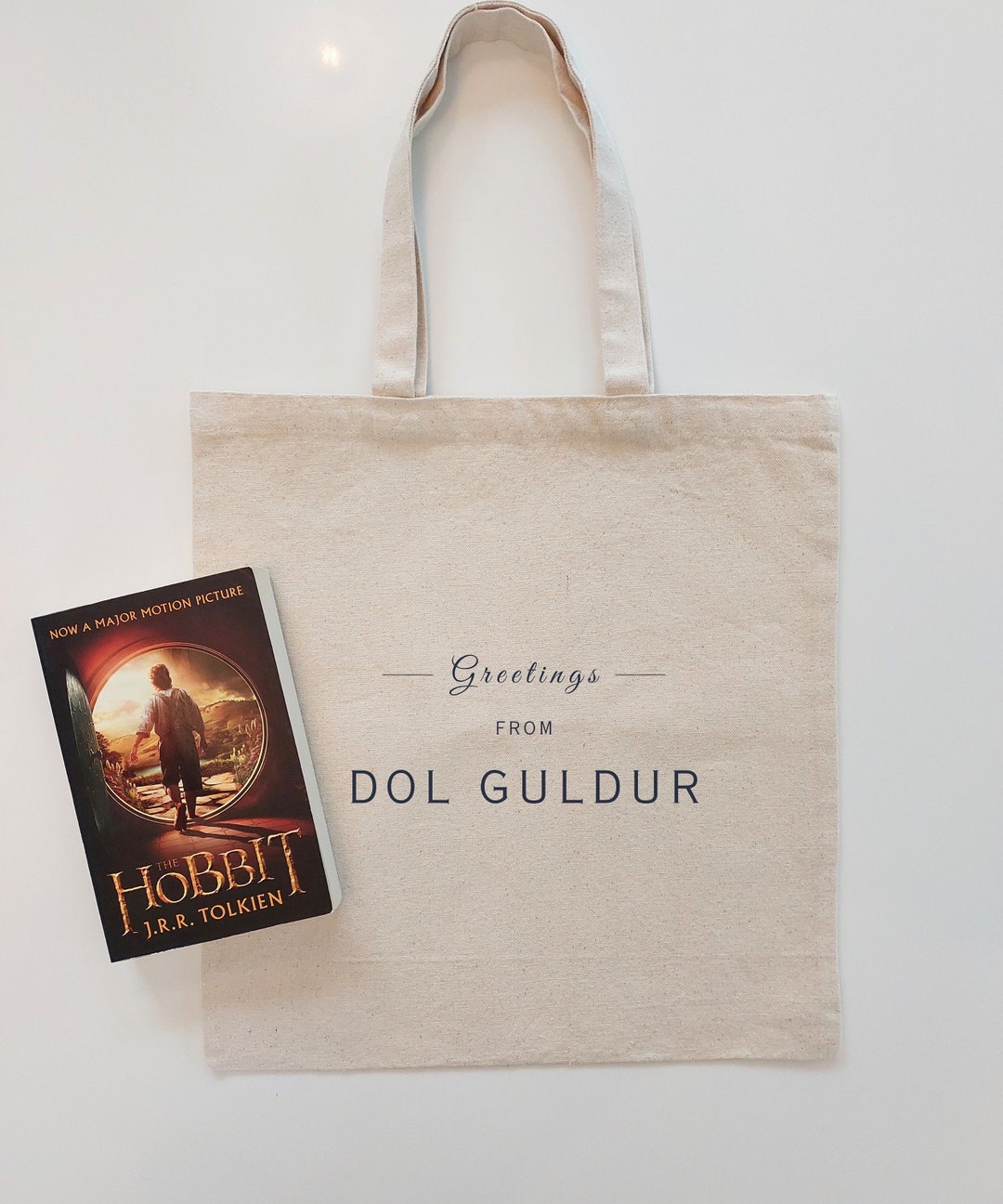 The Hobbit DOL GULDUR Tote Bag LOTR Gift Tolkien Book Merch Frodo Bilbo ...