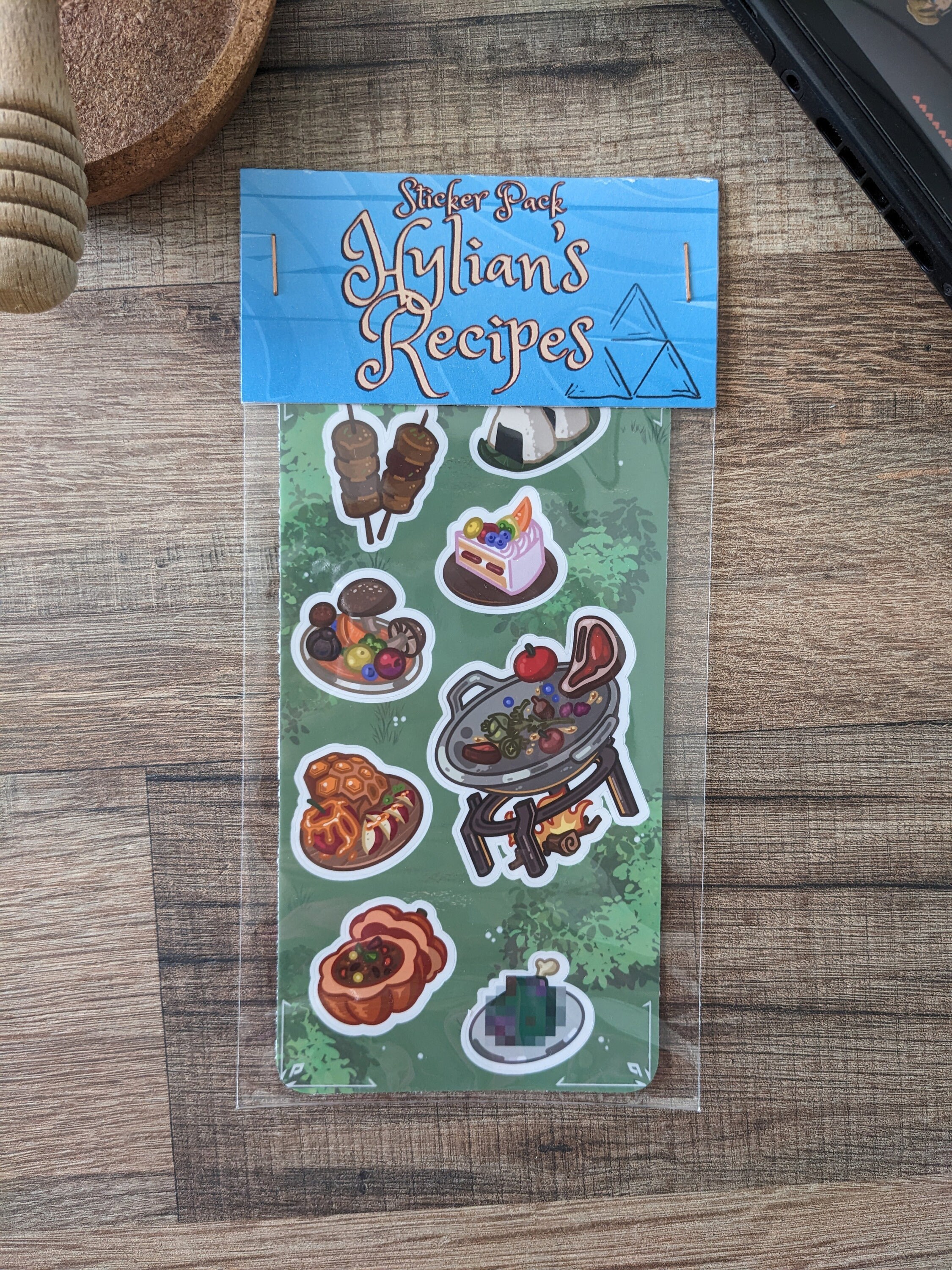 The Legend of Zelda Sticker Pack, Link Sticker Sheet, Hyrule Recipes ...