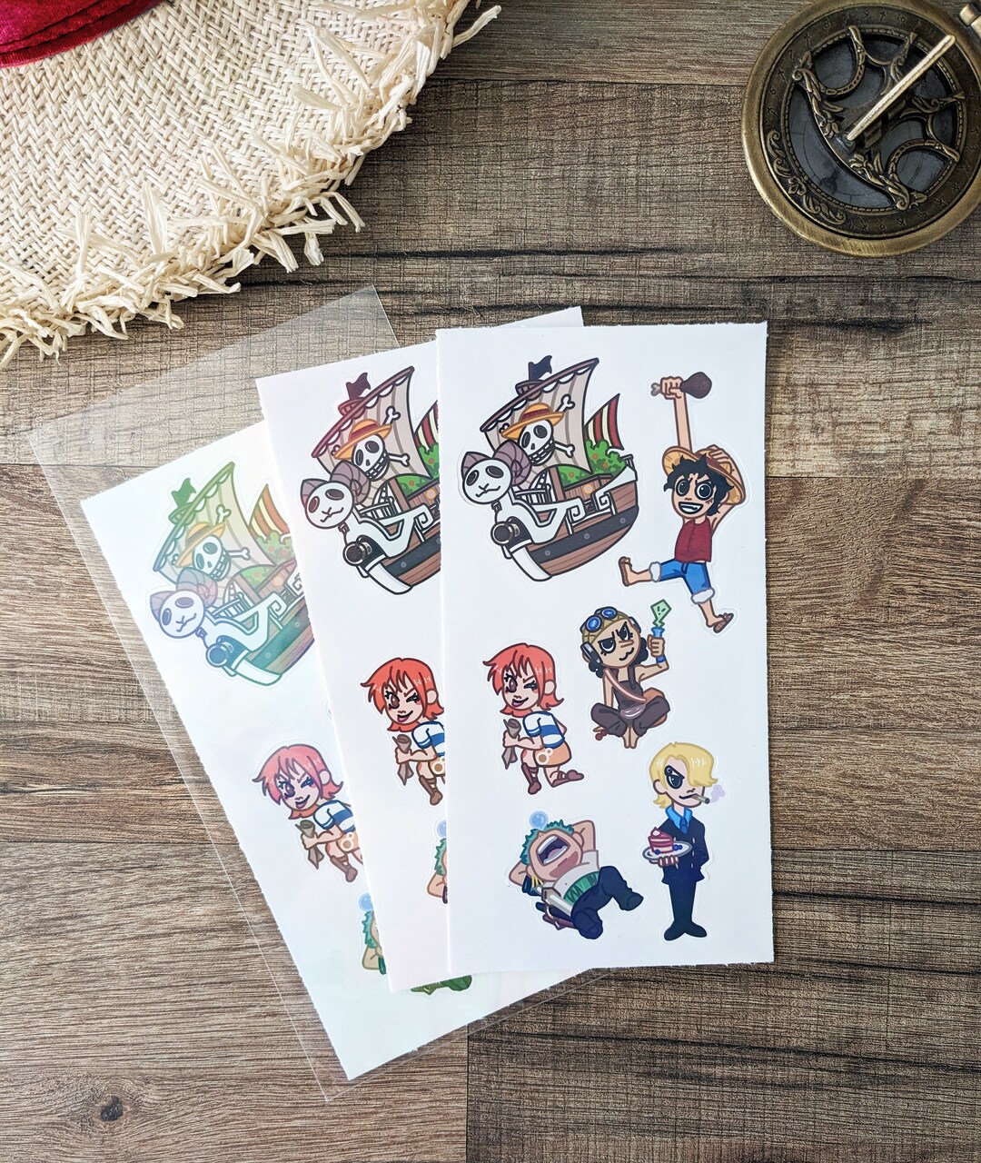 One Piece Sticker Pack East Blue Saga Sticker Sheet Anime - Etsy