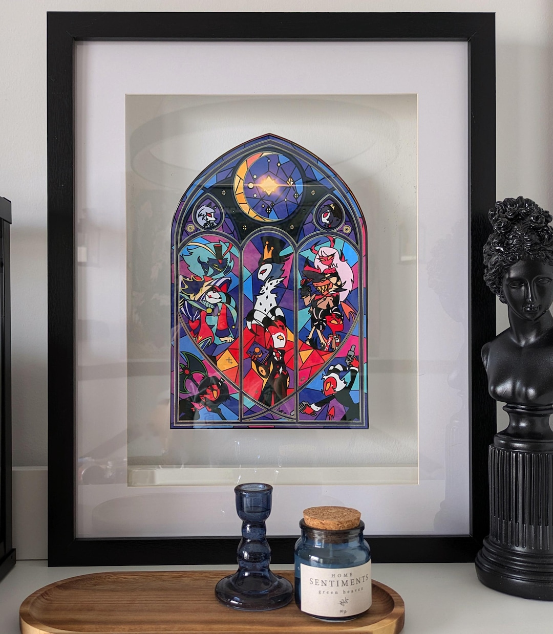 Hell Boss Illustration Print, Blitzo Stolas Loona Asmodeus Fizzarolli ...