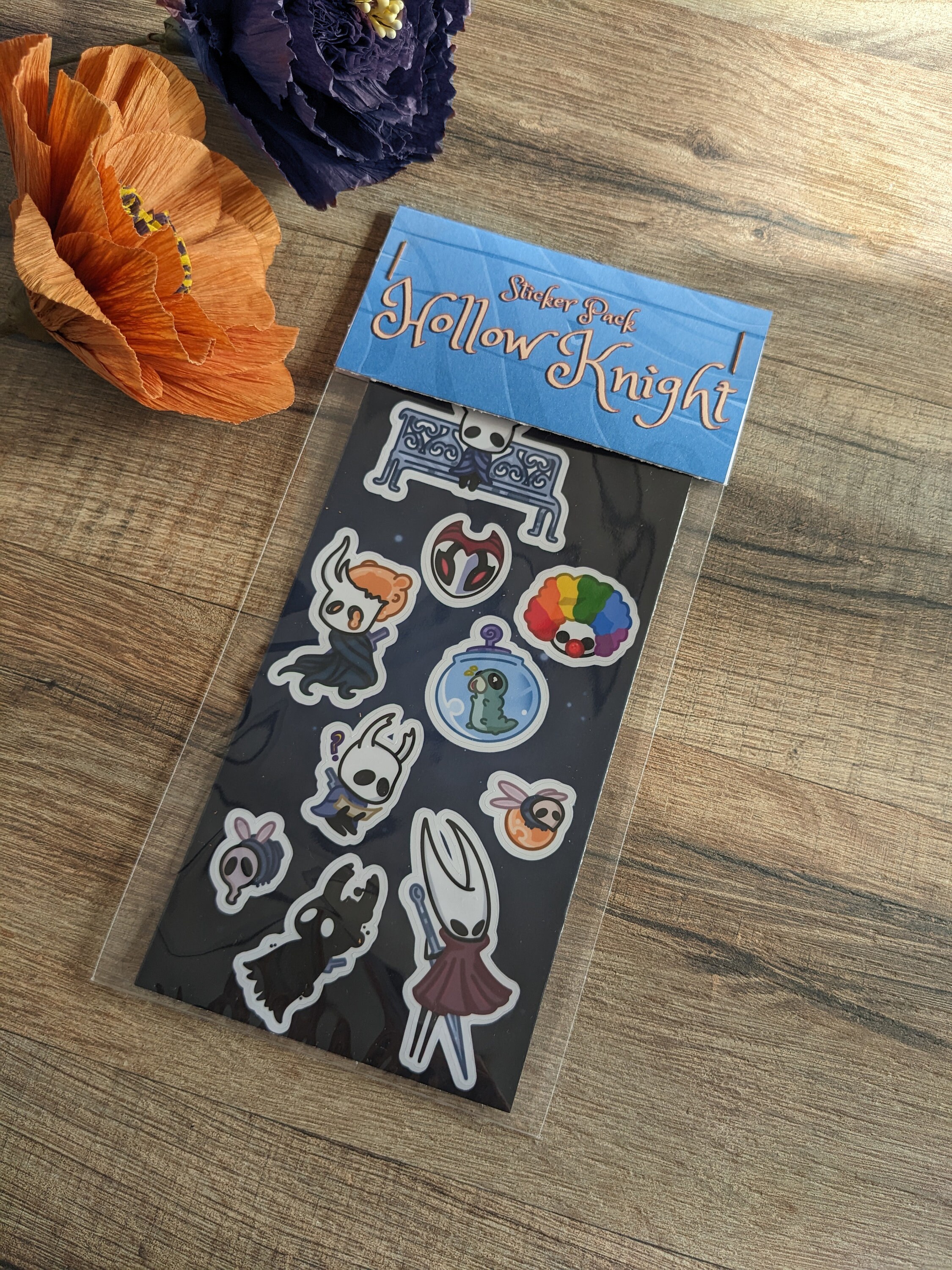 Hollow Knight Sticker Pack Hornet Silksong Dark Cute Bug - Etsy