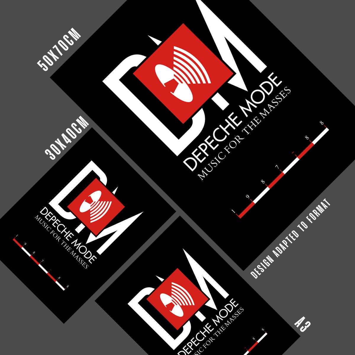 Depeche Mode Music for the Masses Poster - Etsy