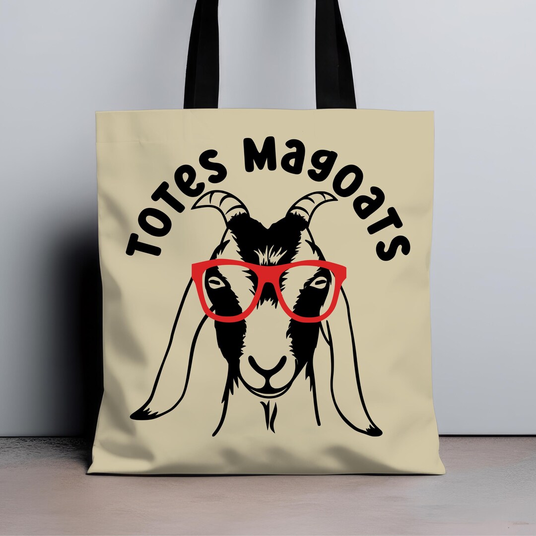 Funny Tote Bag, Totes Magoats Shopping Bag, Reusable Bags Funny, Book ...