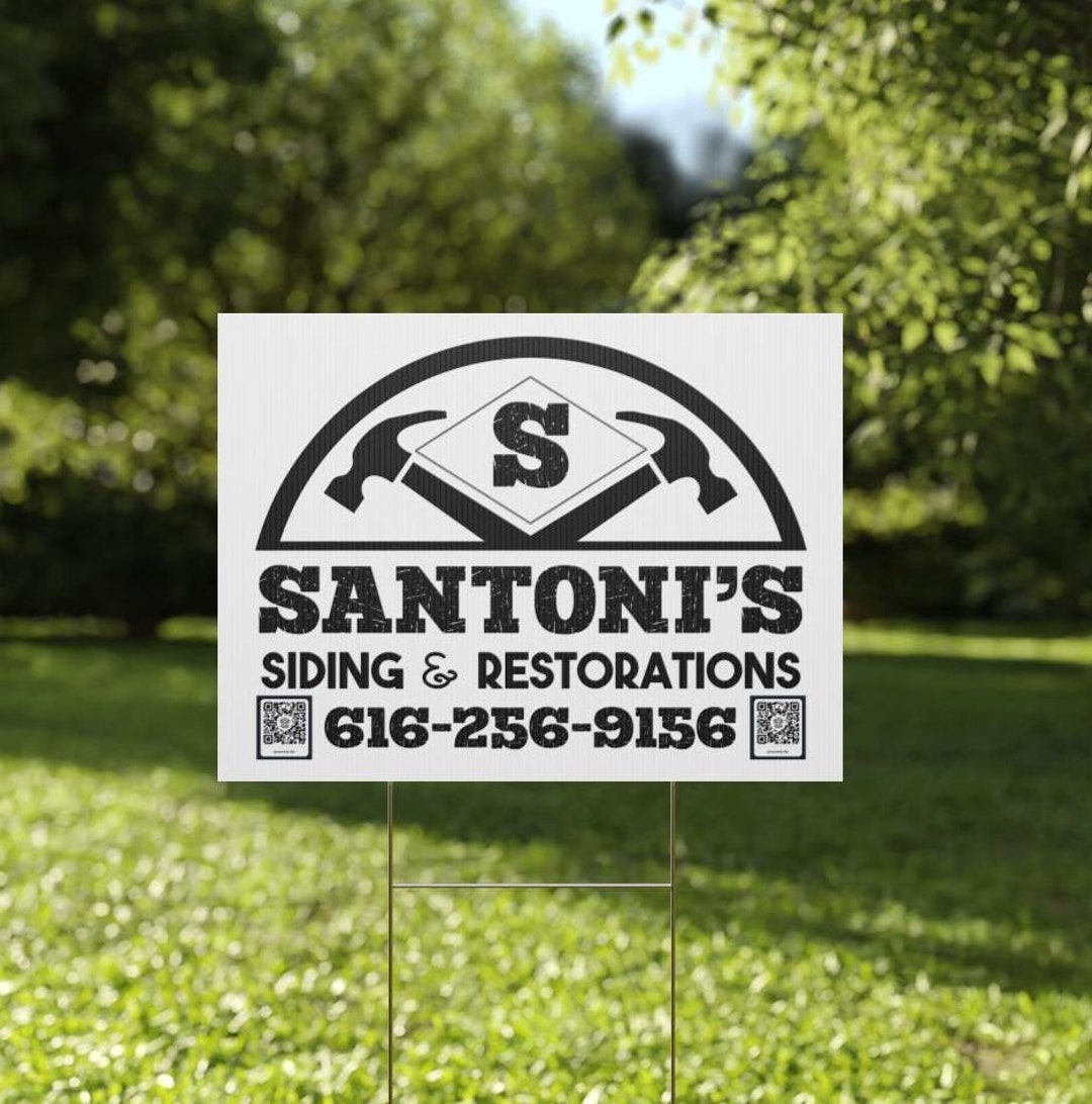 Yard Sign, Business Yard Sign, Construction Sign, Home Improvement ...