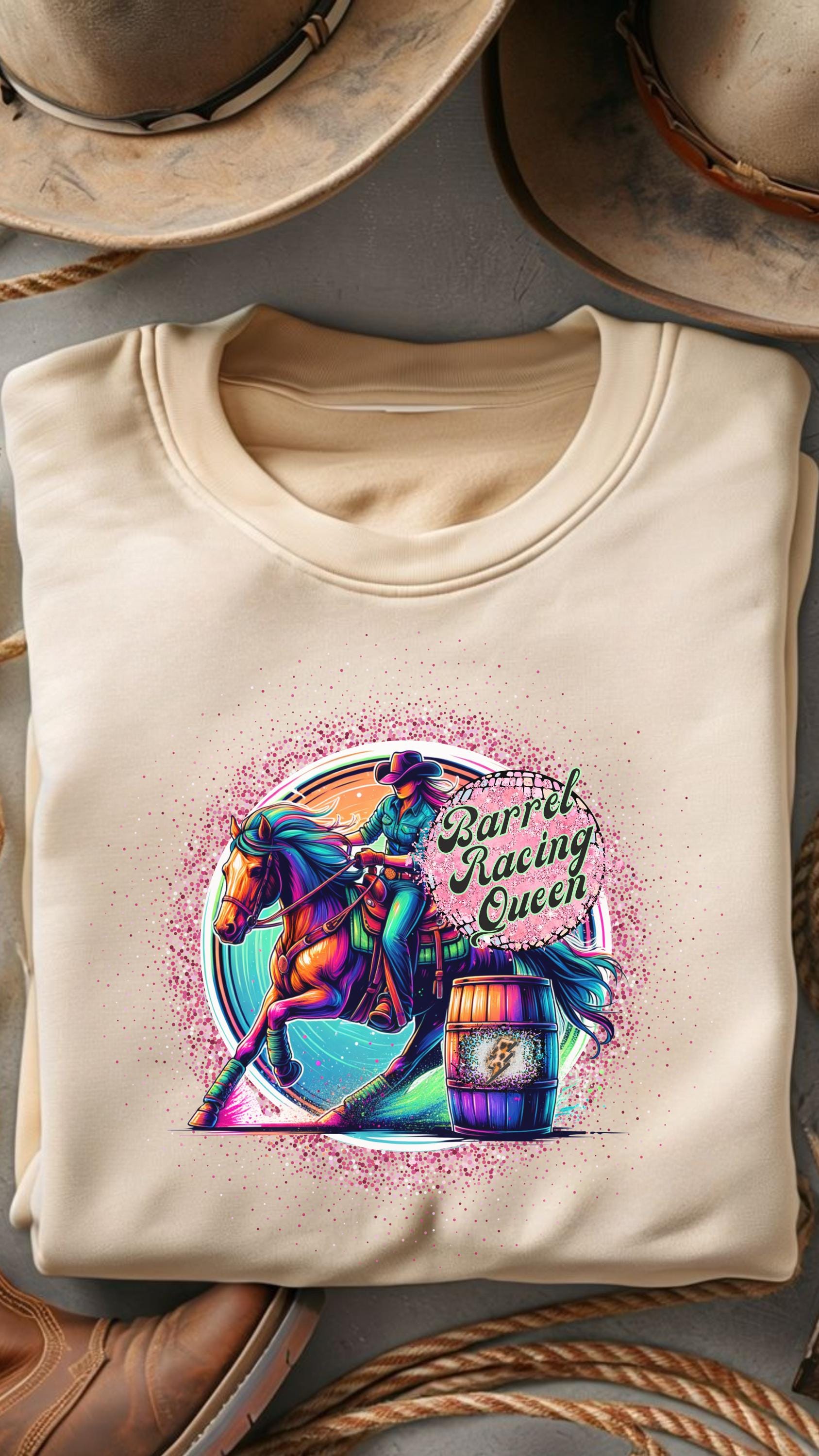 Barrel Racing Queen PNG, Cowgirl Png, Barrel Racing Png, Rodeo ...