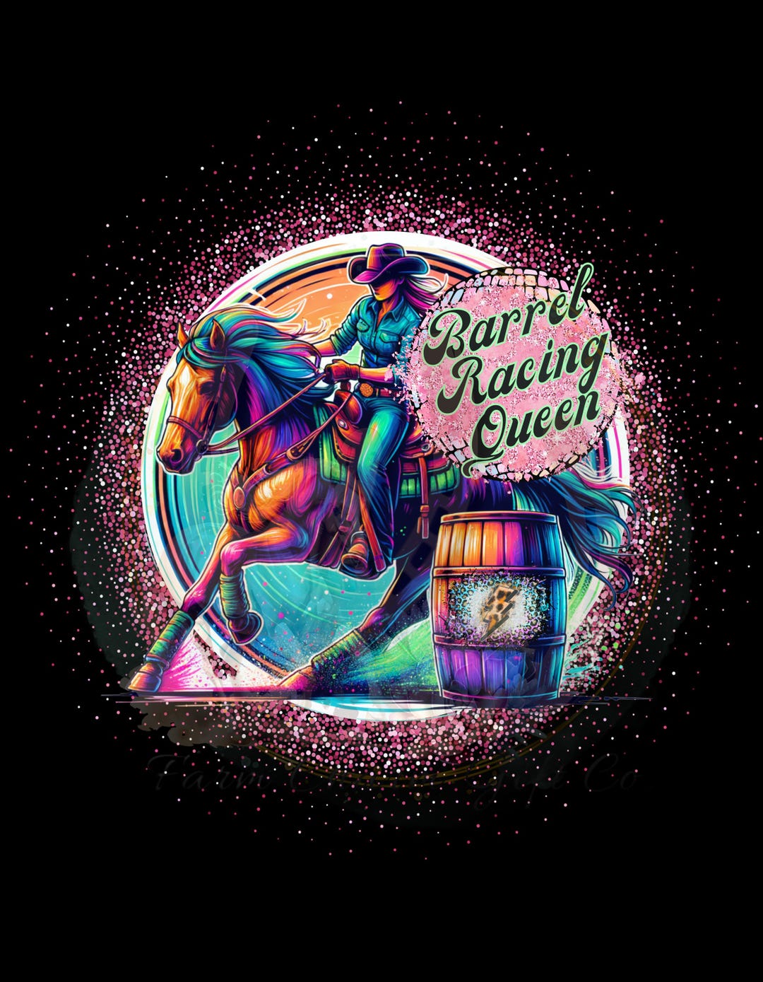 Barrel Racing Queen PNG, Cowgirl Png, Barrel Racing Png, Rodeo ...