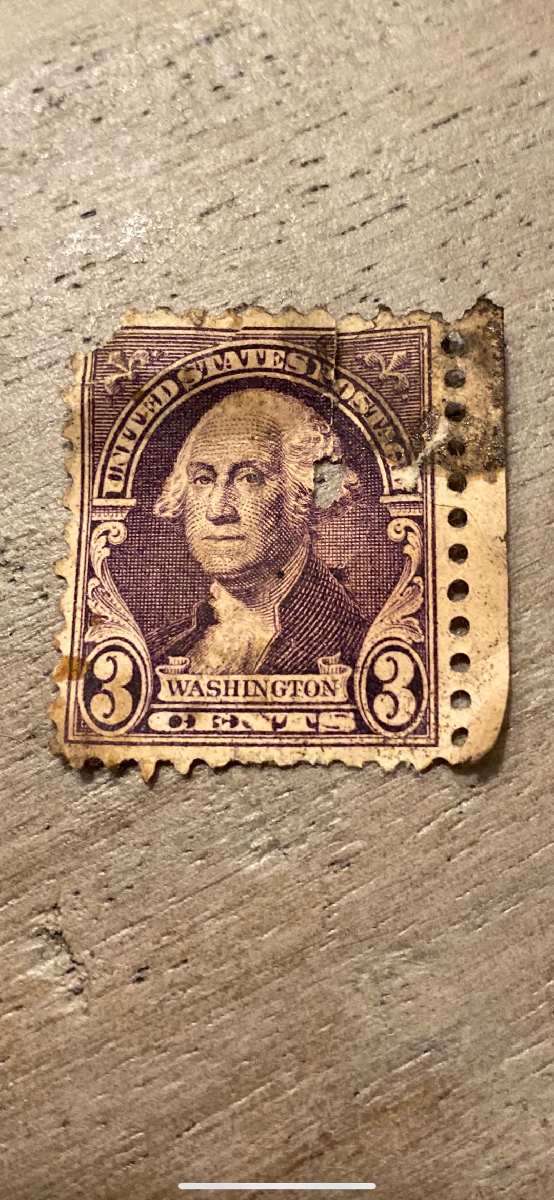 1932 George Washington Stamp - Etsy