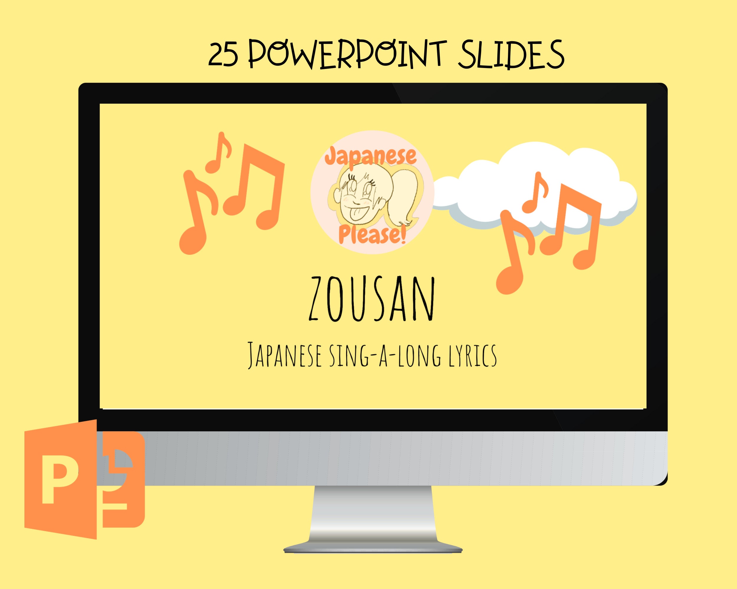 Japanese Sing-a-long zousan Coloring Sheet - Etsy