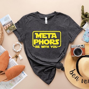 Metaphors Be With You Funny English Teacher Shirt,grammar T-shirt,book ...