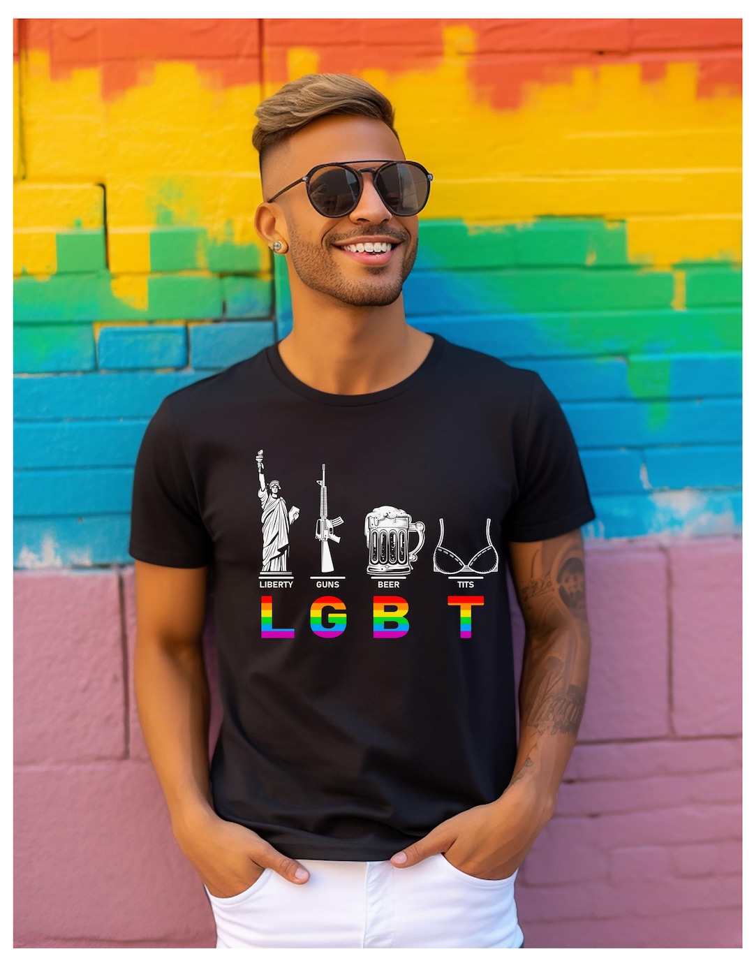 Pride Day, Pride Tee, LGBTQ Tshirt, Rainbow Pride, Equality, LGBTQ ...