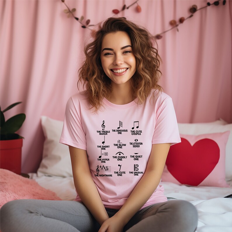Funny Music Note Shirt, Music Lover Gift T-shirt, Musician Gift, Band ...
