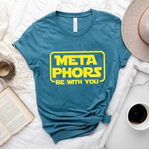 Metaphors Be With You Funny English Teacher Shirt,grammar T-shirt,book ...