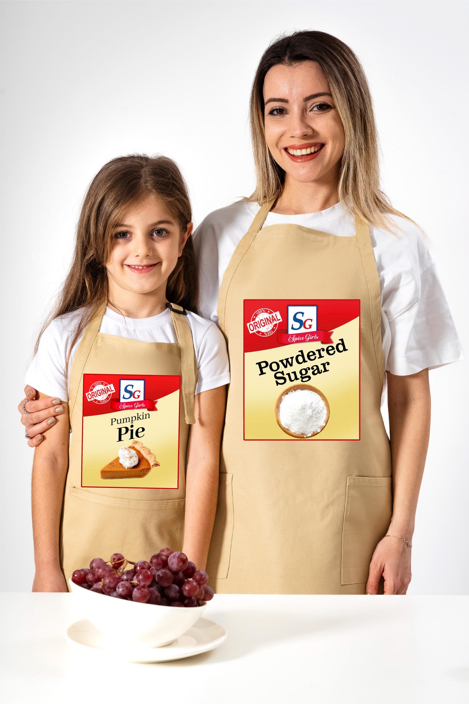 Spice Girl Aprons,halloween Group Costume,condiments Matching Apron ...