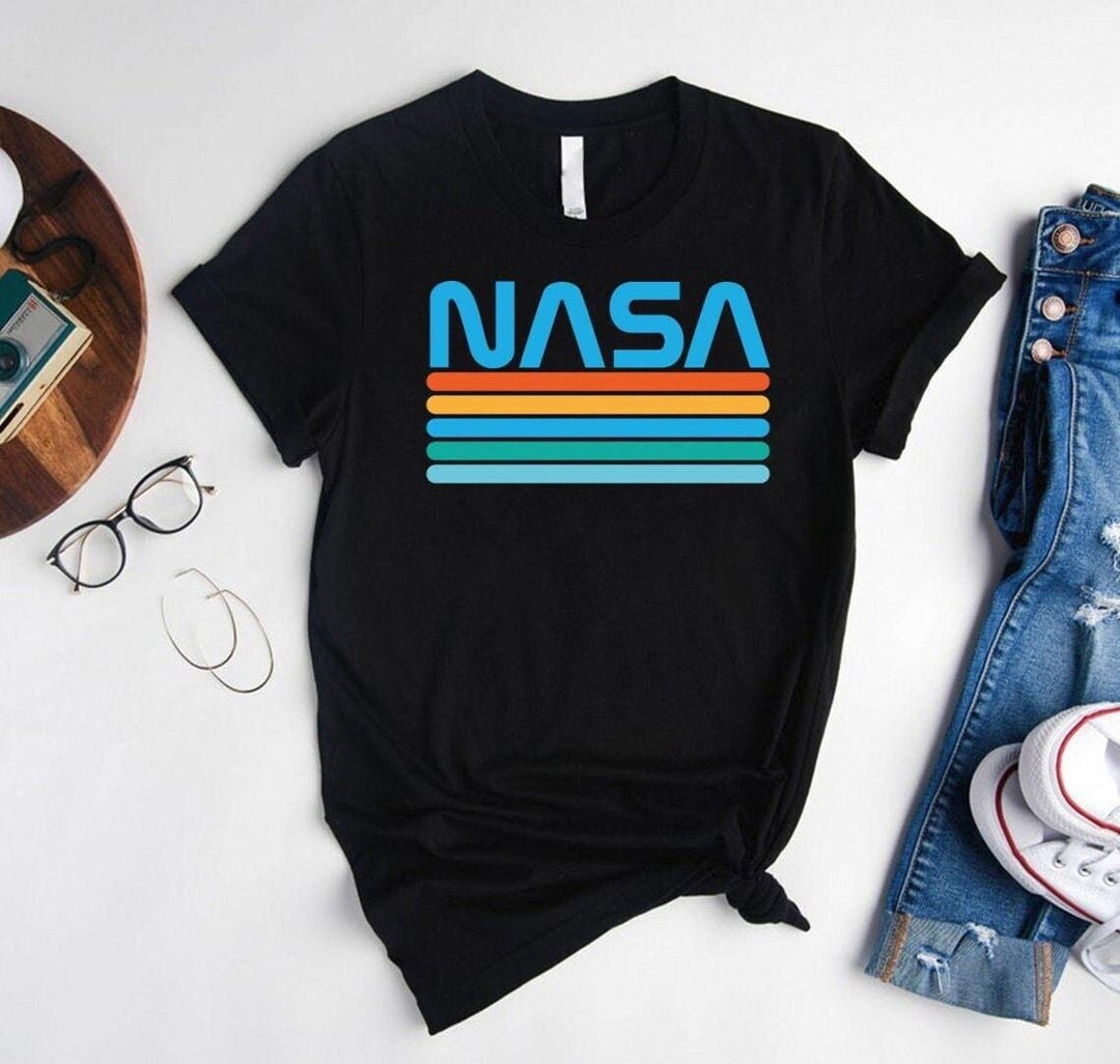 Retro Style Outer Space Shirt, Vintage Nasa Shirt, 90s Distressed Nasa ...