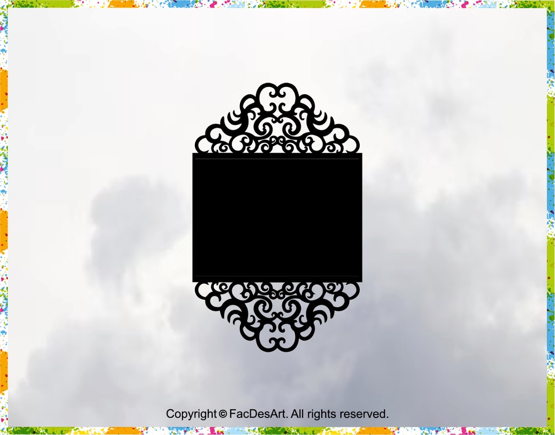 Invitation Svg, Invitation Template, Invite Holder Template, Wedding ...