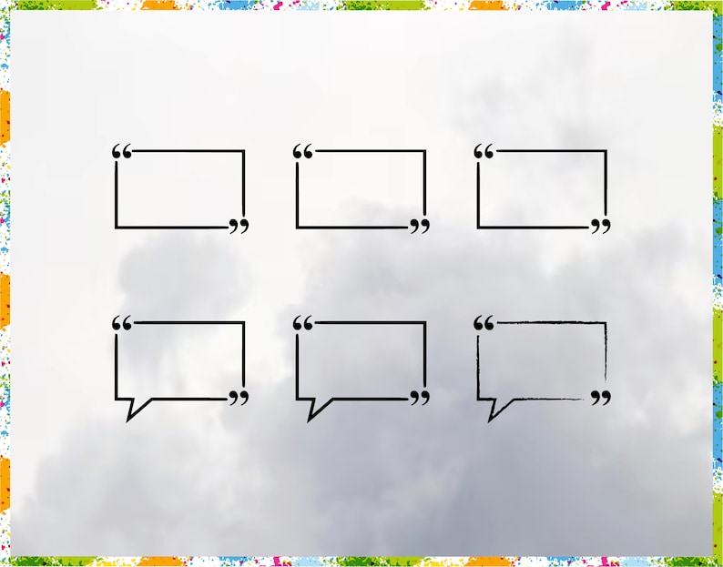 Quote Box Svg, Quote Info Svg, Quote Saying Box, Speech Box Svg ...