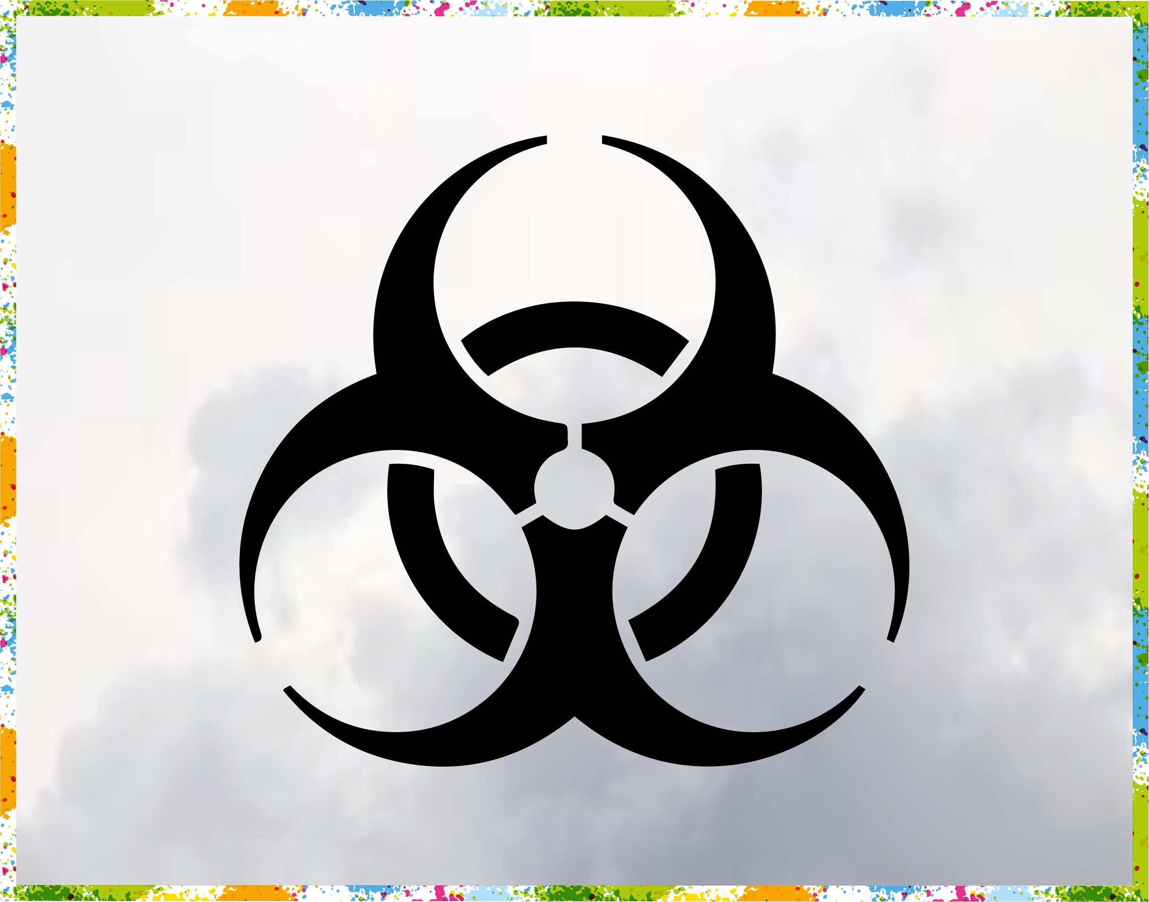 Biohazard SVG Biohazard Warning Symbol Biohazard Symbol - Etsy