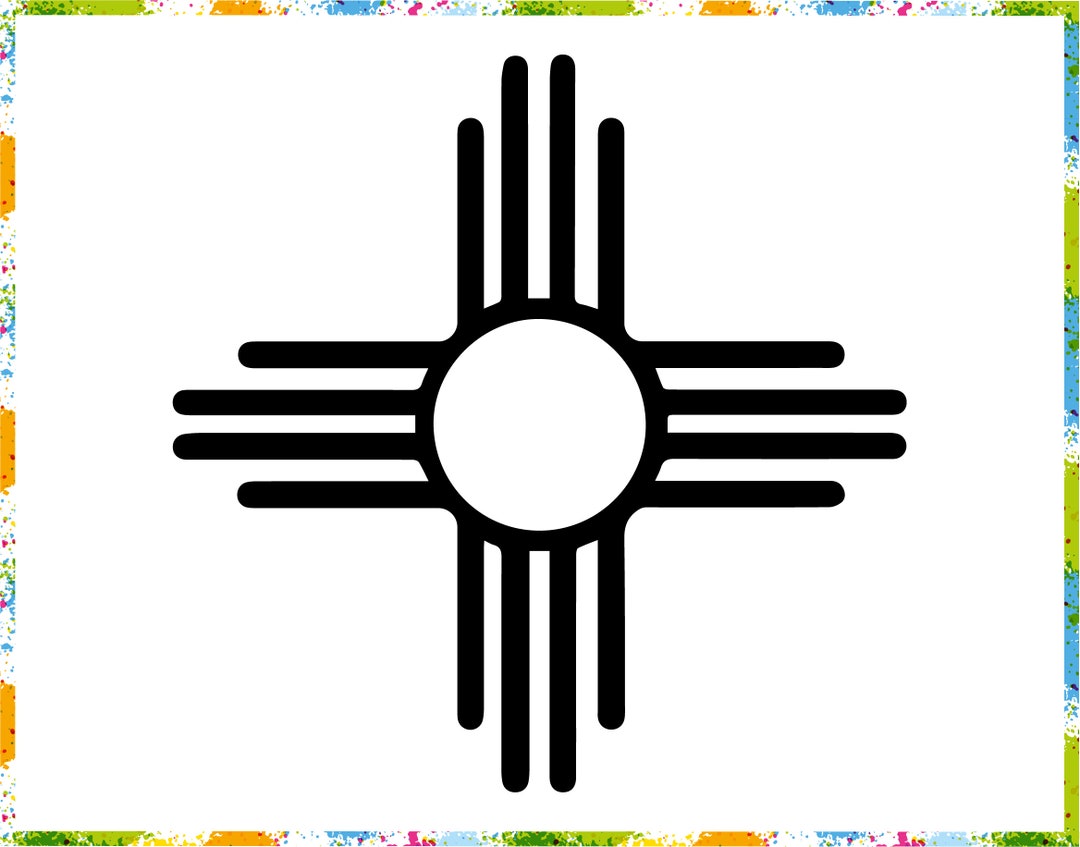 Zia Symbol Svg Zia Symbole Png Zia Symbole Design Zia - Etsy