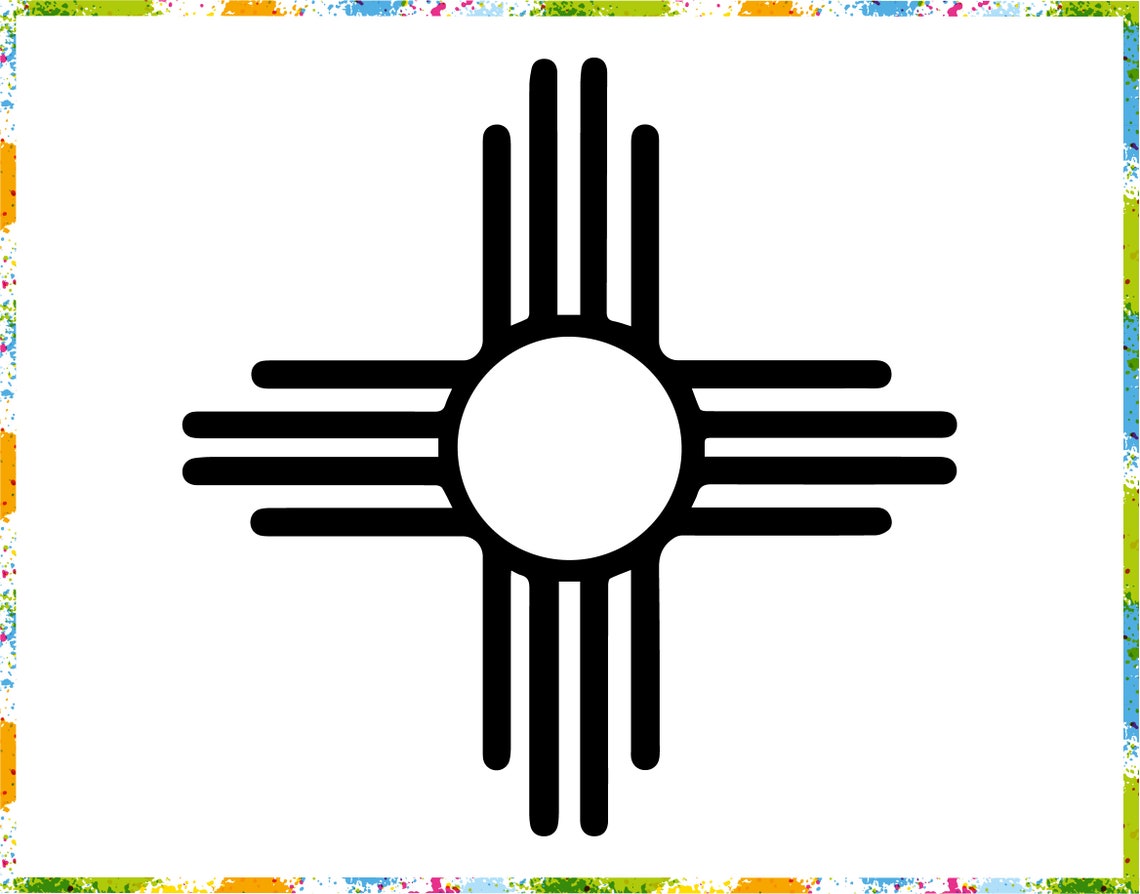 Zia Symbol Svg Zia Symbole Png Zia Symbole Design Zia - Etsy