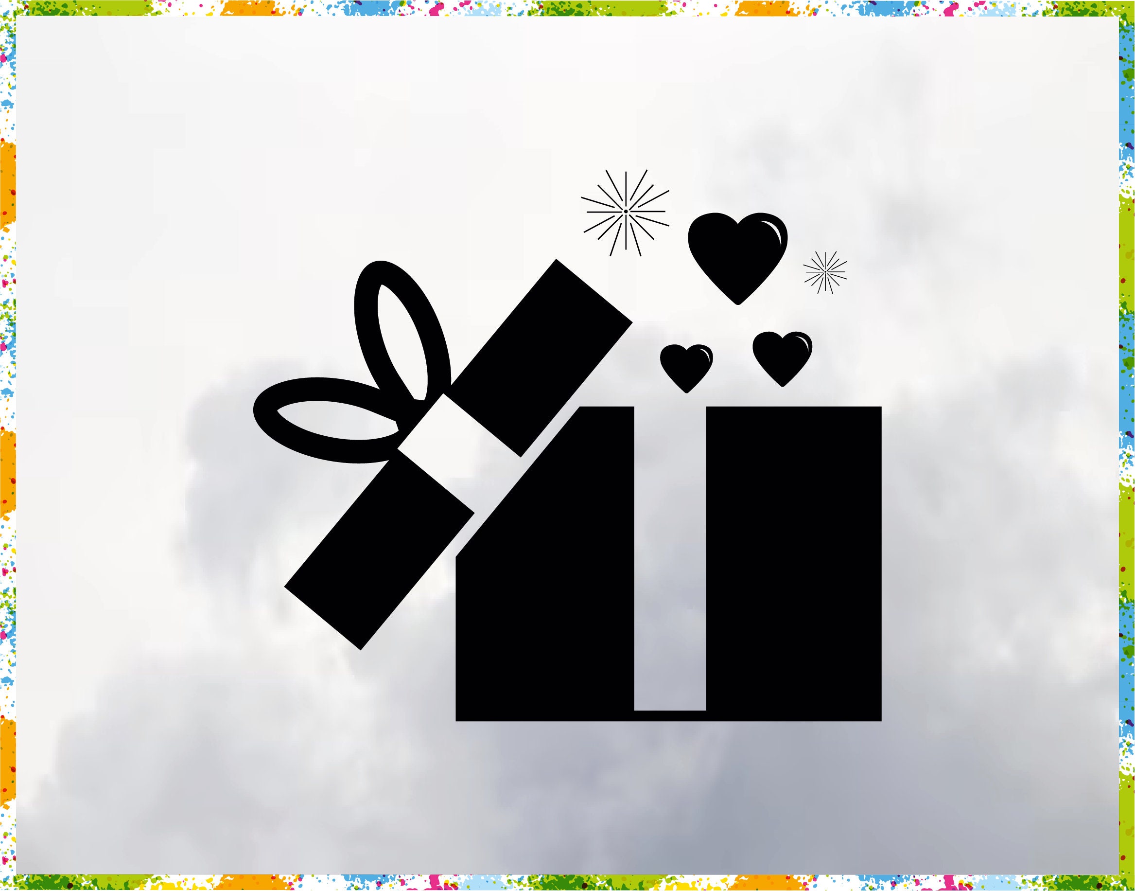 Open Present Box Svg, Present Box Svg, Gift Box Svg, Present Svg, Gift ...