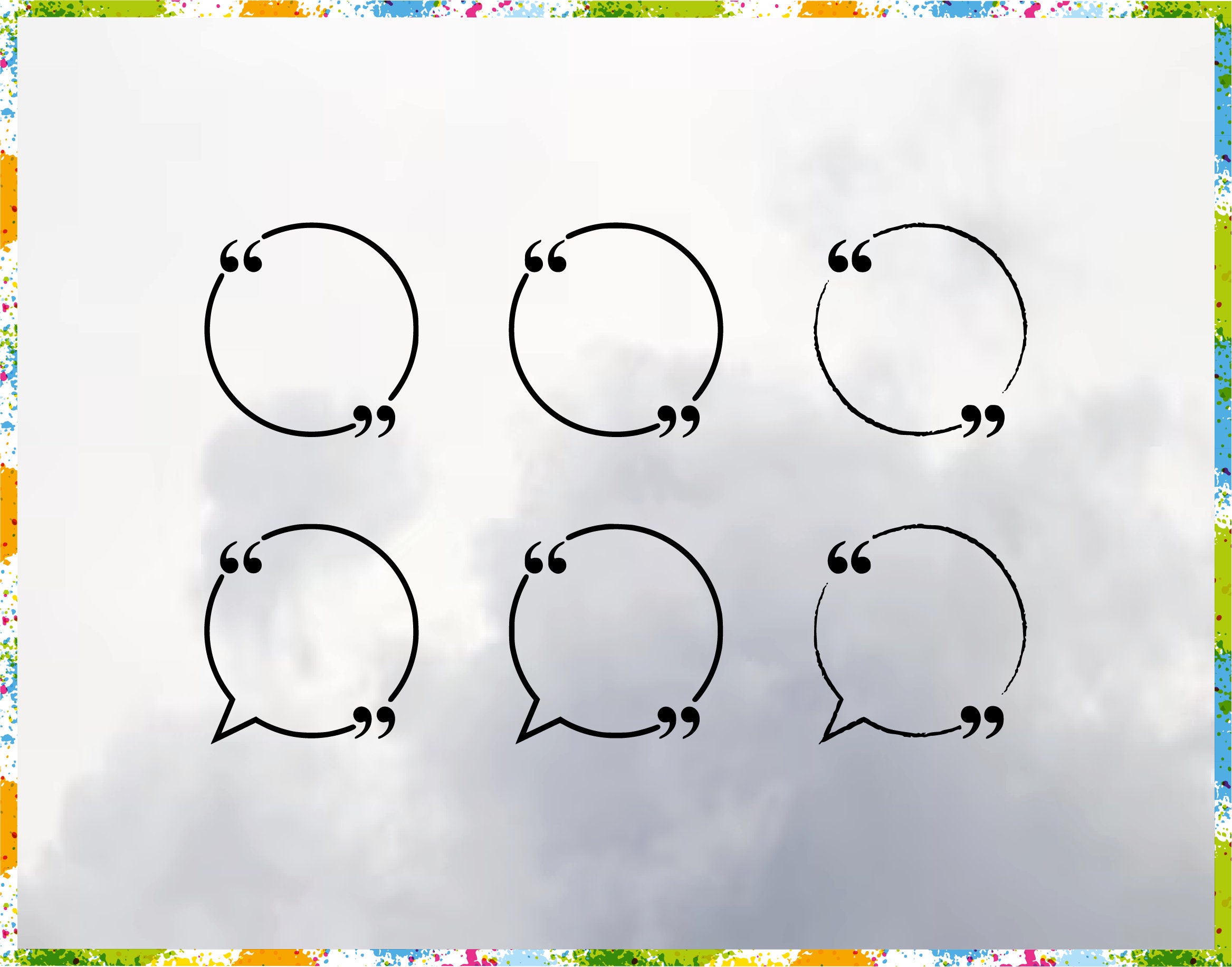 Quote Circle Svg, Quote Info Svg, Quote Saying Box, Speech Box Svg ...