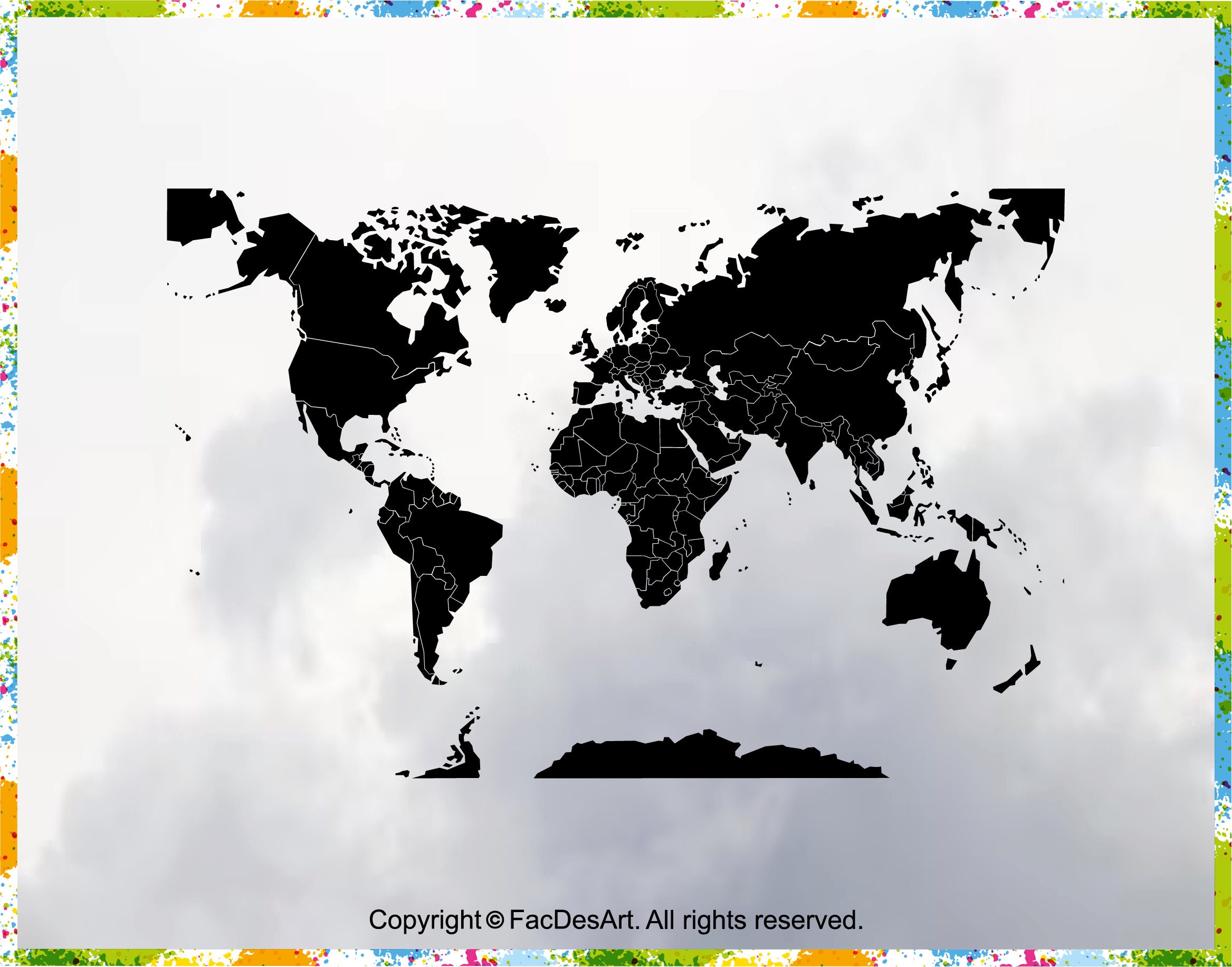 World Map Svg, World Travel Svg, Travelers Svg, World Map Design, Map ...