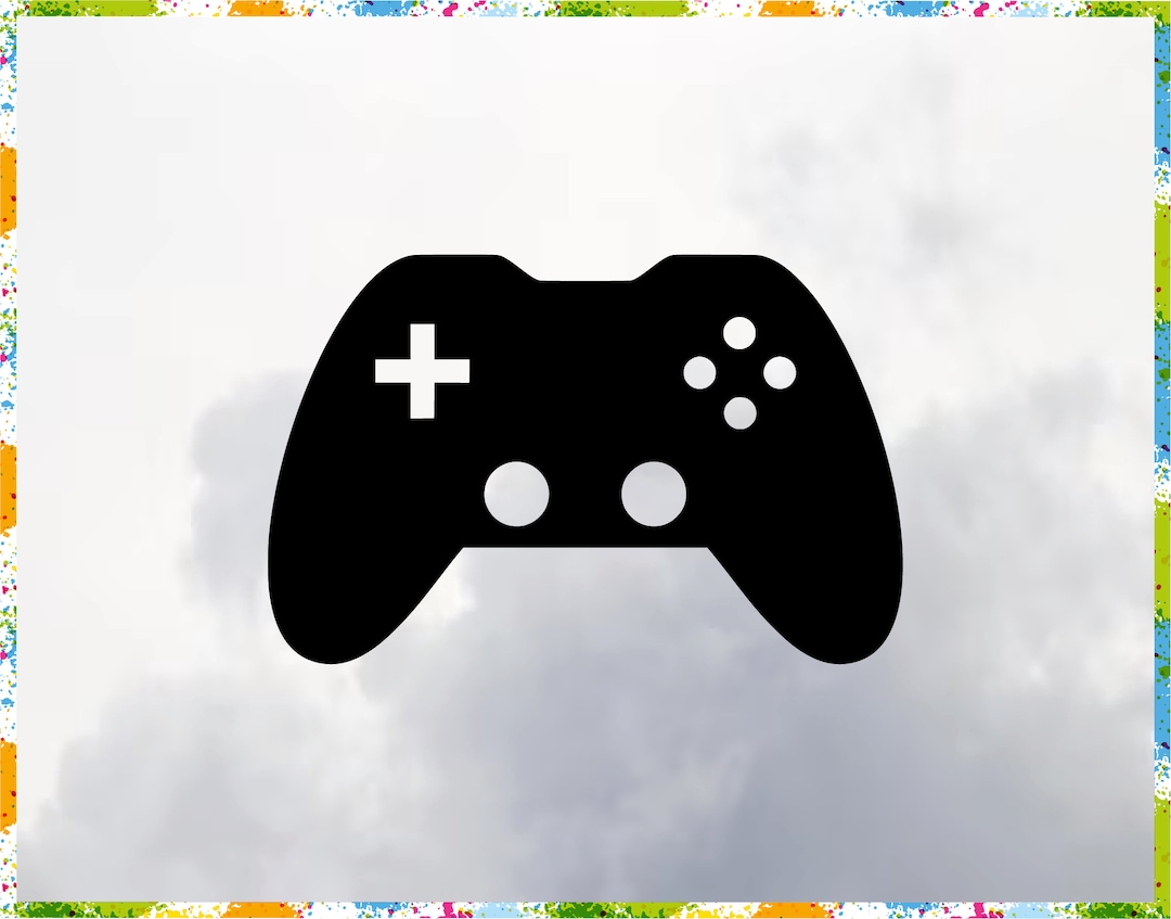 Game Controller SVG: Video Game Icon, Console Design (digital Download ...