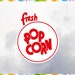 Fresh Popcorn SVG Fresh Popcorn DXF Fresh Popcorn PNG Fresh Popcorn Cut ...