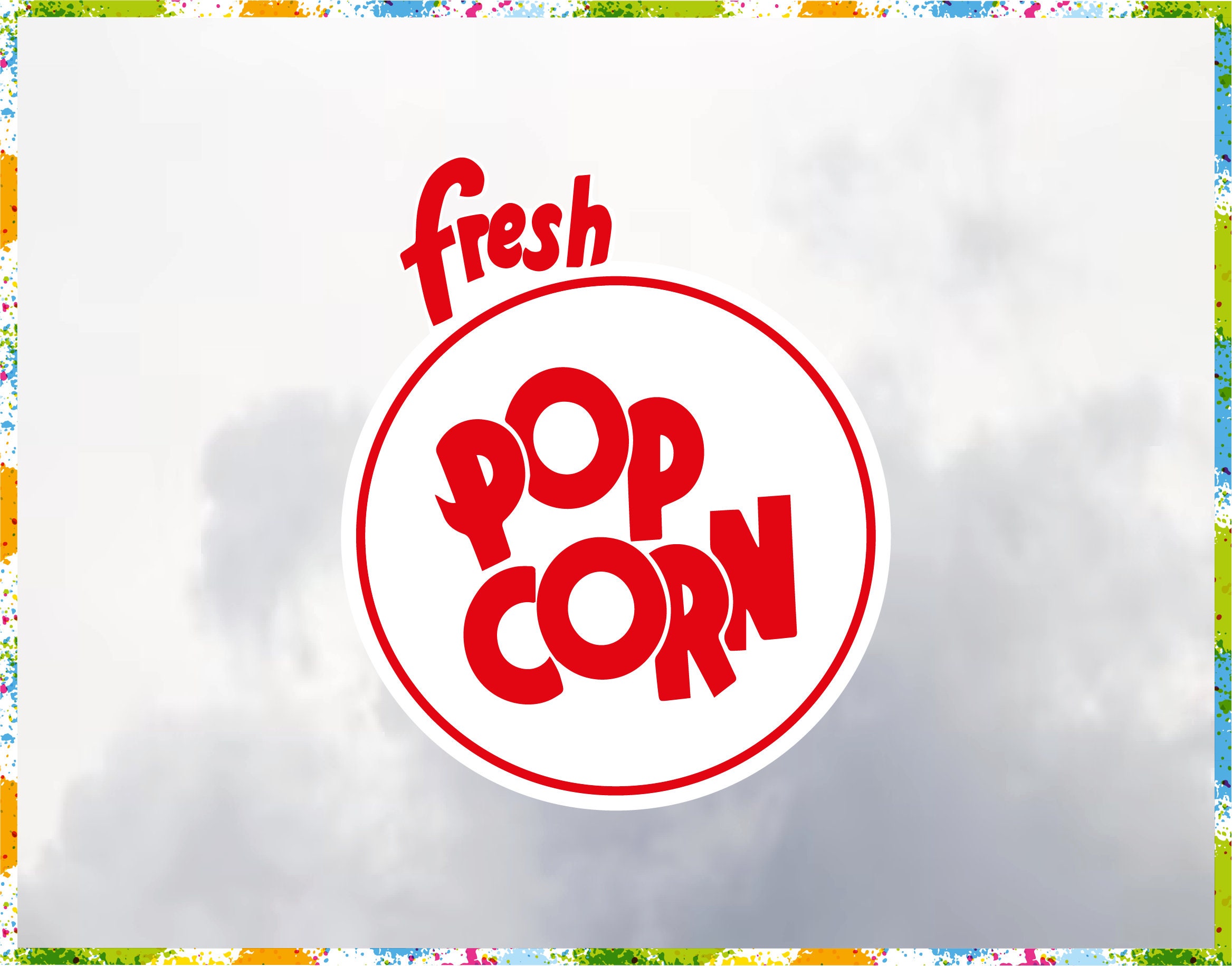 Popcorn Label Printable