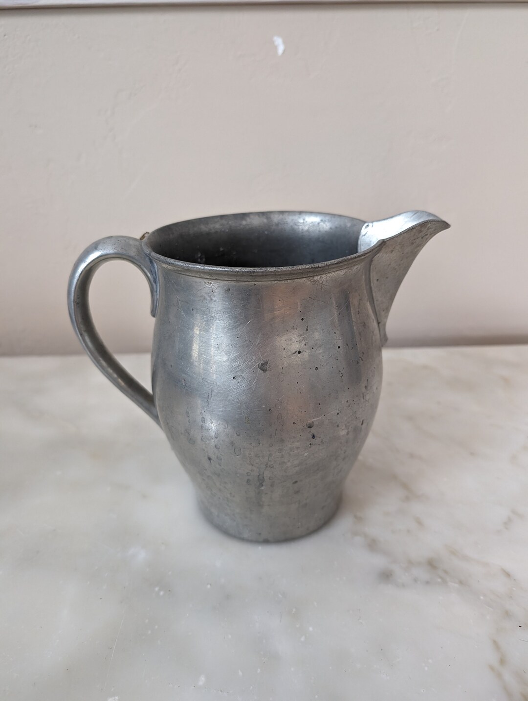 Vintage Mayflower Pewter Pitcher - Etsy