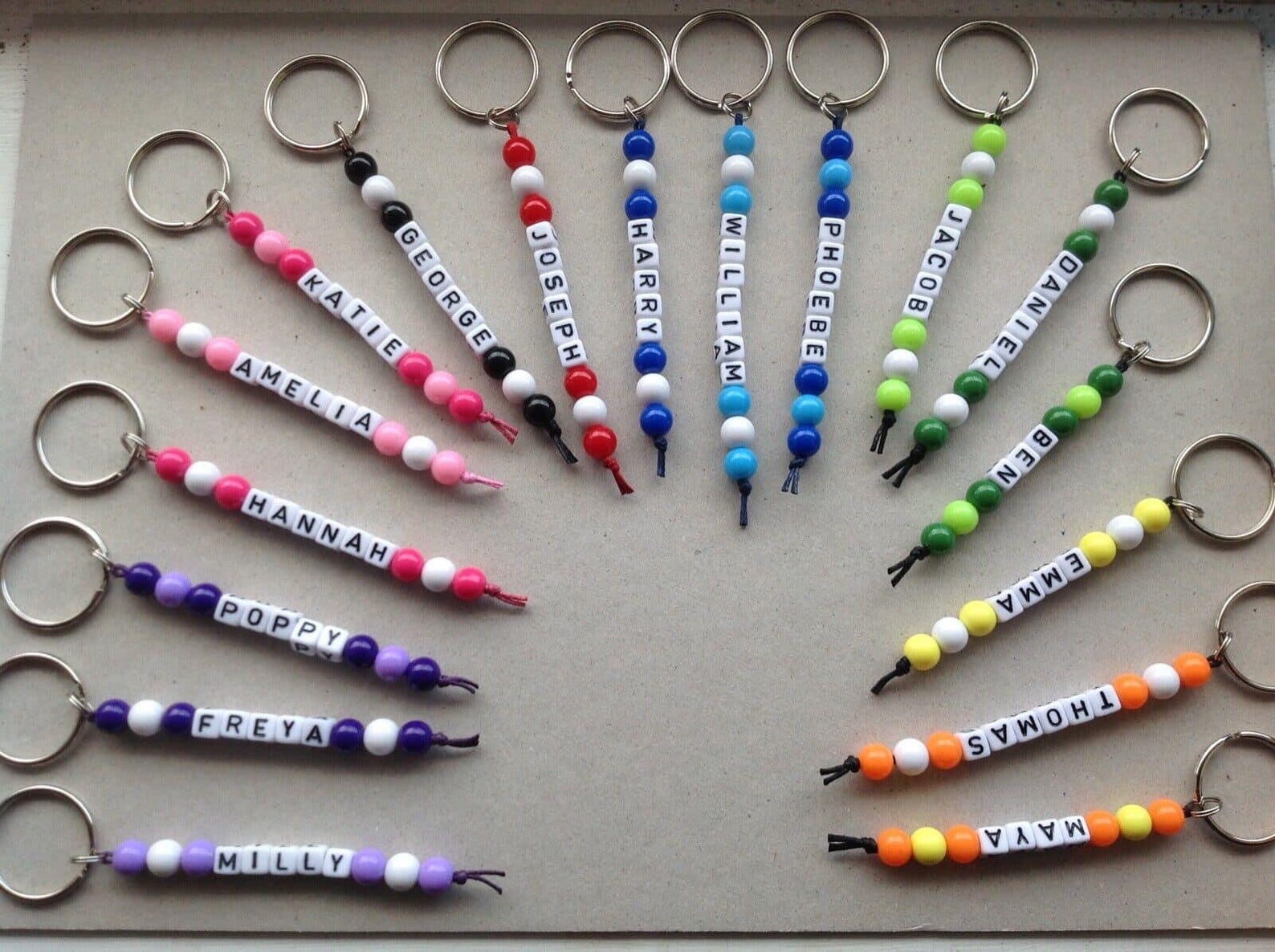 Personalised Name Key Ring - Etsy