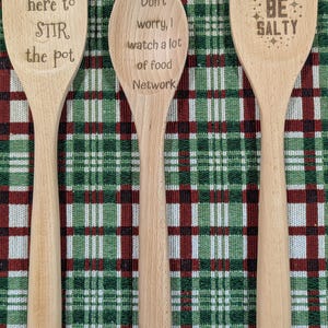 Personalized Engraved Wooden Spoon - Etsy