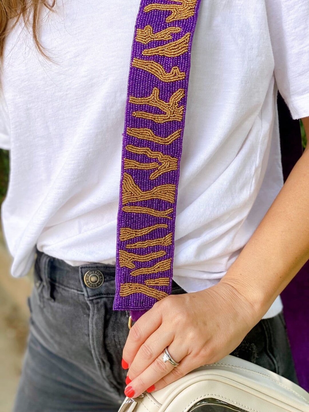 Gameday Beaded Straps, Gameday Straps, Stadium Straps, College Purse ...