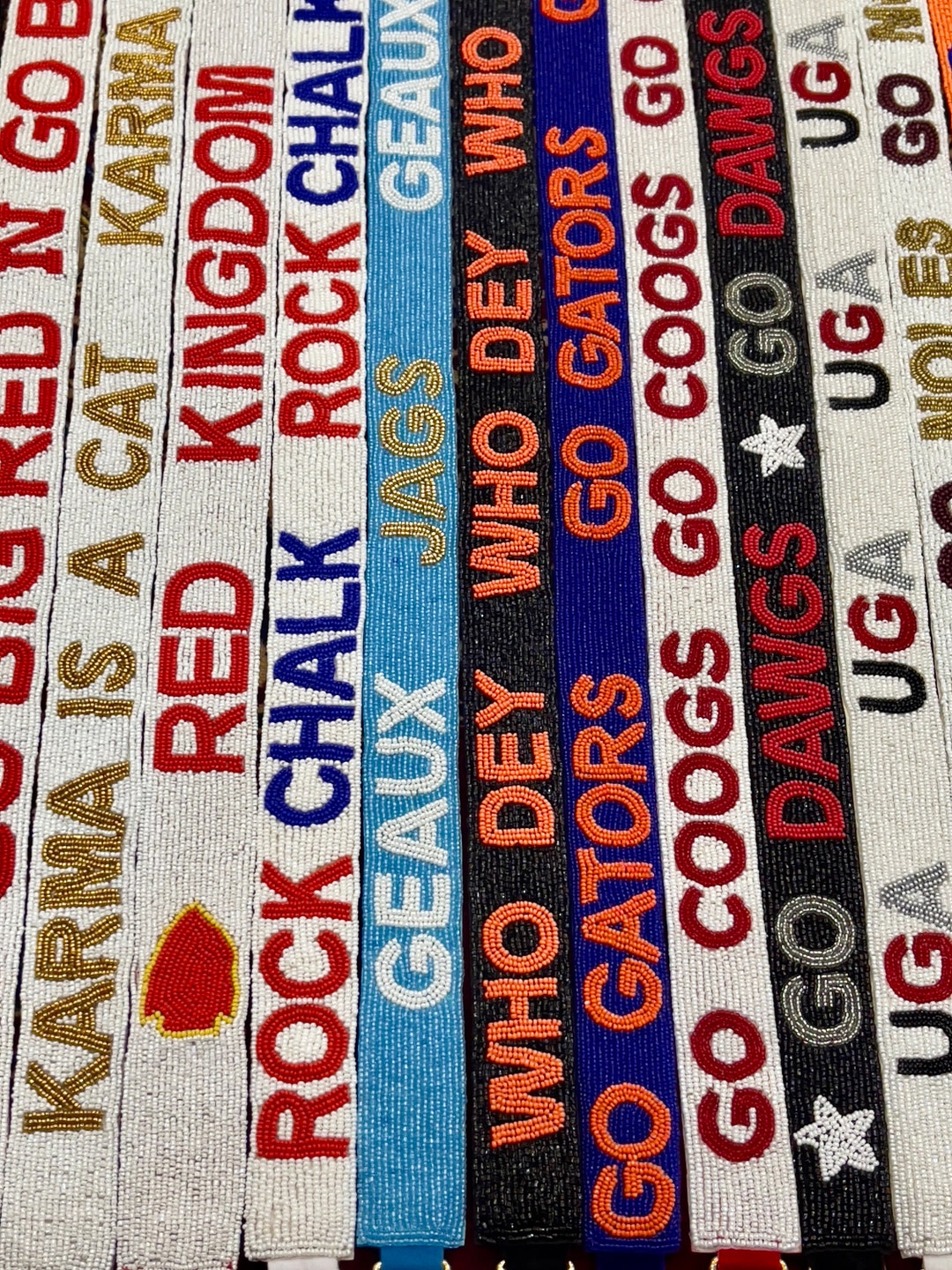 Bag Straps,purse Straps,stadium Bag Strap,licensed Straps, Gameday ...