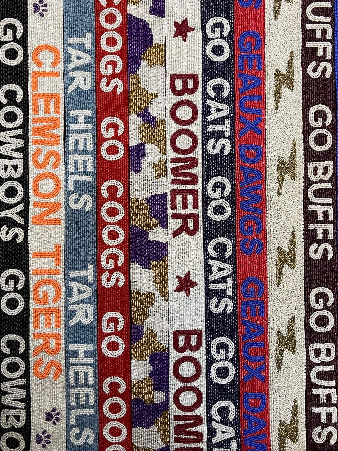 Beaded Purse Strap, Gameday Purse Strap, College Purse Strap, Stadium ...