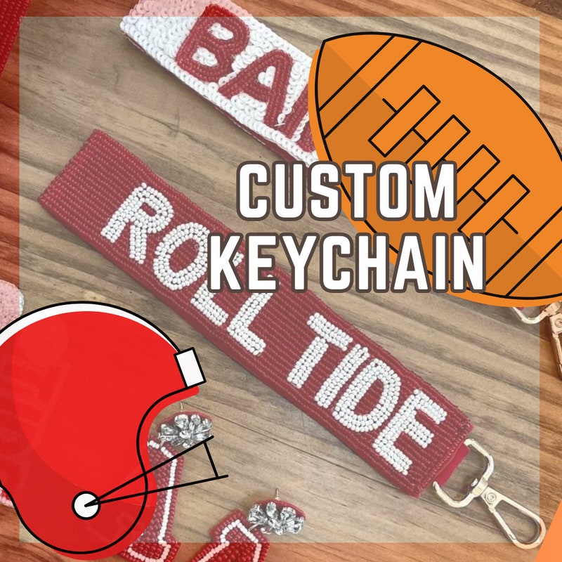 Keychain Personalize Beads - Etsy