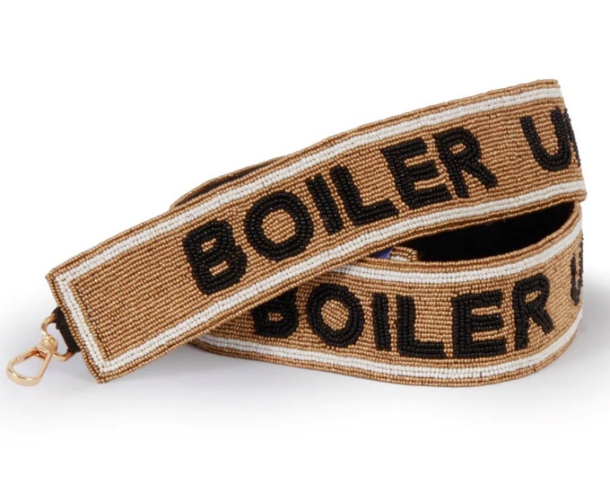 Purdue Stadium Bag Gift Set/boiler up Beaded Strap/clear Bag/stadium ...