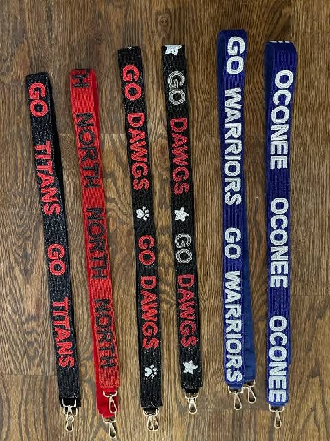 Custom Beaded Straps, Gameday Beaded Straps, Gameday Straps, Stadium ...
