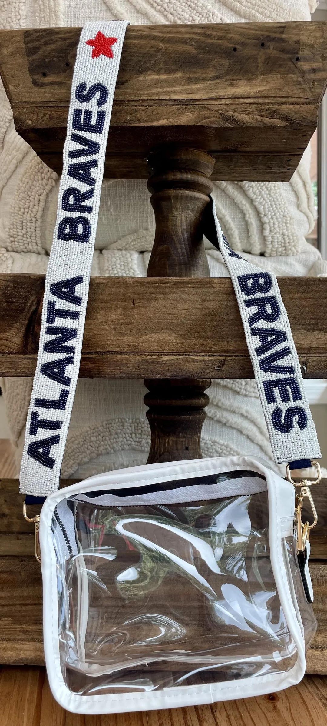 Beaded Purse Strap, Gameday Purse Strap, College Purse Strap, Stadium ...
